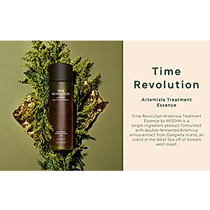 MISSHA Time Revolution Artemisia Treatment Face Serum Essence -Double Fermented Artemisia Extract for Soothing Care and Natural Moisturization 150ml/5.07Fl oz
