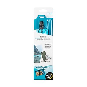 Nite Ize Runoff Waterproof Travel Pouch with TRU Zip - Dry Pouch for Phone & Travel Necessities - Touchscreen Friendly Waterproof Pouch with Reliable Zipper - Small, Blue