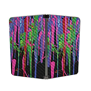 MIGHTY SKINS MightySkins Carbon Fiber Skin for Microsoft Surface Duo - Drips | Protective, Durable Textured Carbon Fiber Finish | Easy to Apply, Remove, and Change Styles | Made in The USA