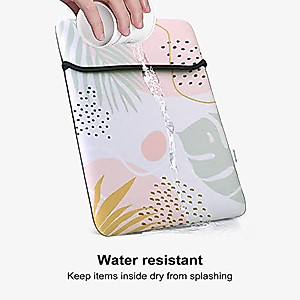 iCasso Laptop Sleeve for MacBook Air/Pro 13 inch,Waterproof Shock Resistant Notebook Protective Bag Carrying Case,Neoprene Bag with Small Case-Molandi