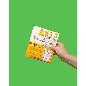 The New Primal Snack Mates Pizza Chicken Sticks, Gluten Free Healthy Snacks for Kids, Low Sugar High Protein Kids Snack for School, Mini Paleo Jerky Meat Stick, 8g Protein, 50 Calories, 10 Pack