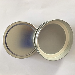 12 pack Mason Jar Lids Regular Mouth, Leak Proof and Secure (12, Regular Mouth)