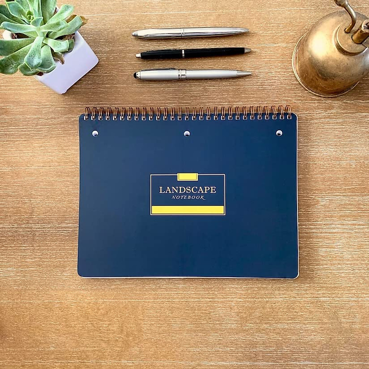 Landscape Notebook - 10" x 7.5" Horizontal Lined College Ruled, 160 pages (80 sheets)