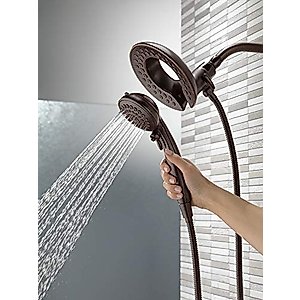 DELTA FAUCET 58569-RB25-PK In2ition HSSH 2.5 GPM 5-Setting Combo, Water Flow, Venetian Bronze