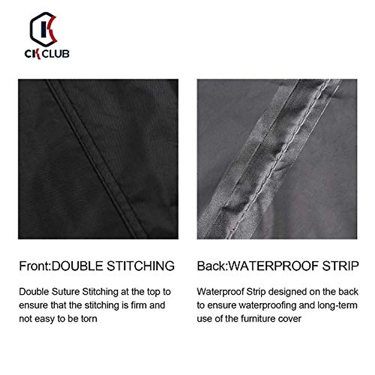 Patio Furniture Sectional Set Covers Large Waterproof Outdoor Furniture Set Covers Loveseat Set Covers Rectangle Heavy Duty 90 inch L x 64 inch W x 28 inch H