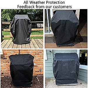 Grill Covers, 40 inch Waterproof & Anti-UV BBQ Grill Cover Use for Weber Char-Broil Grills and More Brand - 40" L x 24" W x 59" H