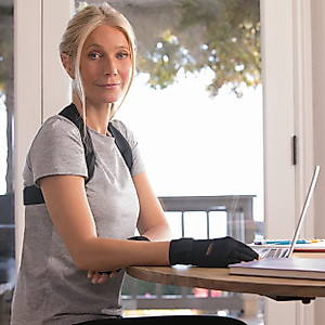 Copper Fit Health Unisex Posture Support, Adjustable,Black