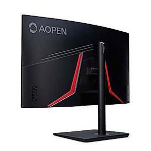 AOPEN by Acer 32HC5QR Zbmiiphx 31.5" 1500R Curved Full HD (1920 x 1080) VA Zero-Frame Gaming Monitor with Adaptive-Sync Technology, 240Hz, 1ms , (Display Port & 2 x HDMI 1.4 Ports), Black