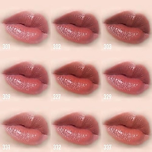 READY TO SHIINE Matte Lipstick for Women, Creamy Satin Finish, Burnt Sienna with a Rosy Orange Twist and Brownish Color, Vegan, Smooth Sheer Moisturizing, CRUSH ON YOU 302 Close to You