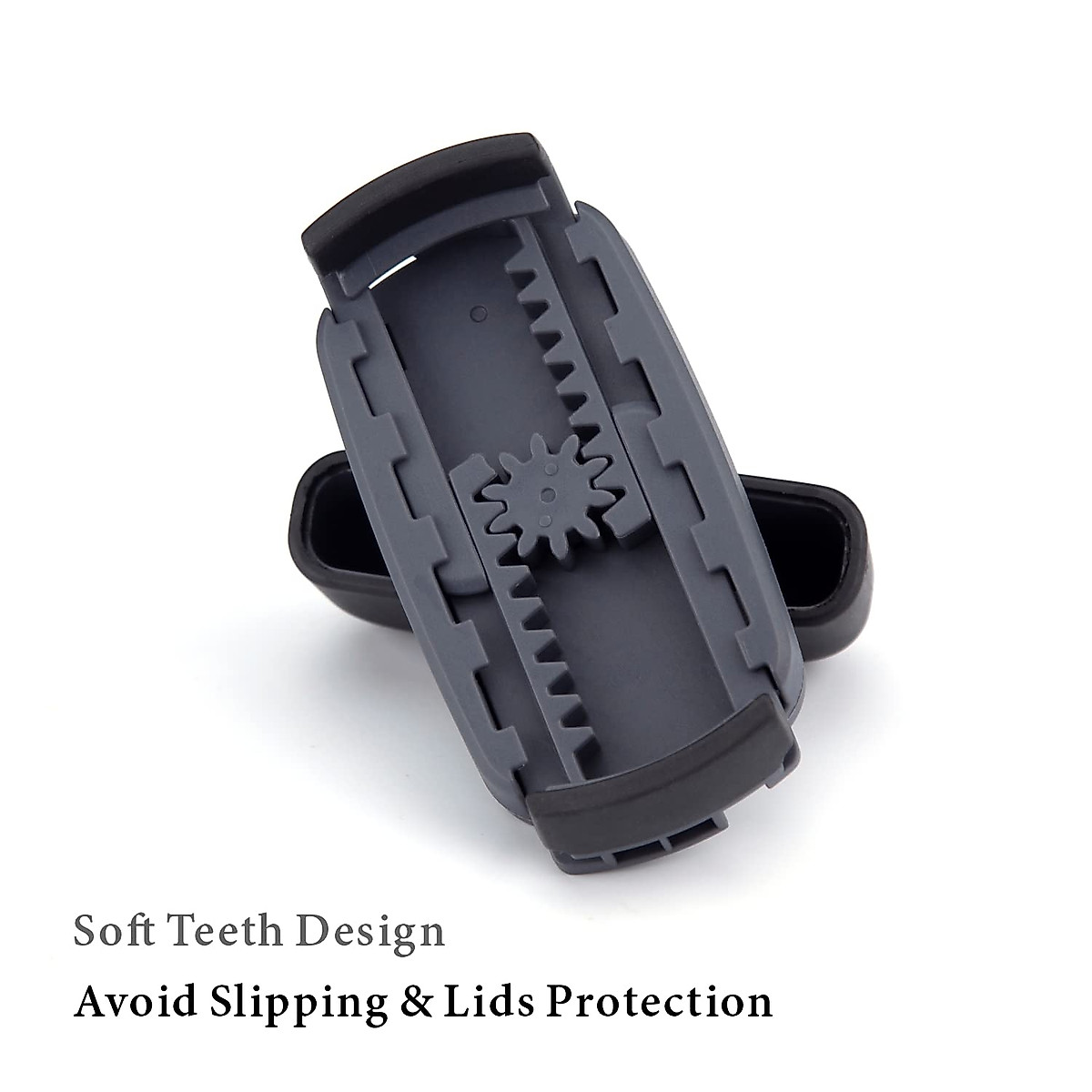 KITCHENDAO Jar Opener for Weak Hands,Easy Grip Adjustable Jar Opener to Open Jars,Non-scratch Rubber Soft-touch Handle, Compact Handheld Easy Open Jar Opener for 1" to 3.9"