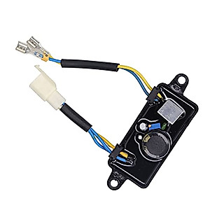 WOOXGEHM AVR Automatic Voltage Regulator, Single Phase 6 Wire Generator Voltage Regulator, Good Toughness AVR Voltage Regulator for 1‑2.5KW Generator