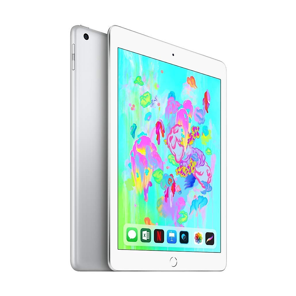 Apple iPad 9.7-inch (6th Gen) A1954 (GSM Unlocked + Verizon) - 128GB / Silver (Renewed)