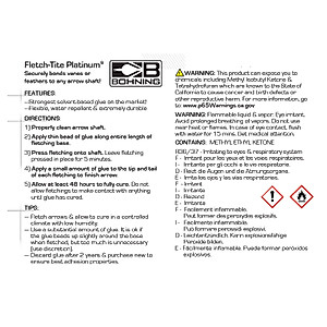 Bohning Platinum Fletch Tite 3/4oz