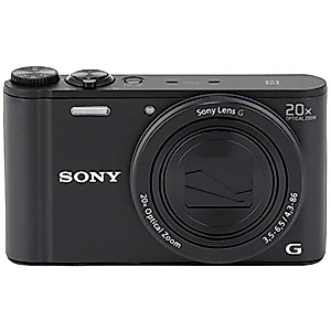 Sony DSCWX350 18 MP Digital Camera (Black)