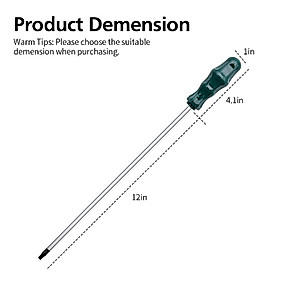 Extra Long Torx Screwdrivers Set, 5pcs 12in Magnetic Torx Screwdrivers Set, T15 - T30 (T15,T20,T25,T27,T30) Magnetic Torx Driver Star Screwdrivers Set, Long Long star Screwdrivers Set