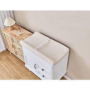 Muslin Changing Pad Cover for Baby Boys Girls, Ultra Soft Breathable Diaper Changing Table Pad Cover, Neutral Fitted Changing Pad Sheets