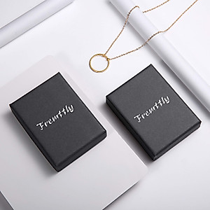 Fremttly Zodiac Coin Embossed Necklace Disc 12 Constellation Astrology Horoscope 14K Gold/Silver Plated Round Pendant Personalized Necklace Gift for Women Cancer