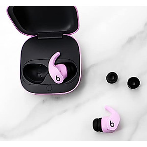6 Pairs Double Flange Compatible with Beats Fit Pro Ear Tips Buds, S/M/L 3 Size Replacement Noise Reduce Silicone Wing Eartips Earbuds Earplug Fit in Case for Beat Fit Pro - Black