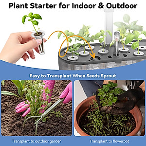 inbloom Grow Sponges, 50 Pcs Replacement Root Planting Pods, Special Design for Hydroponics System, Indoor Garden Supplies, Cotton, Sponge Only