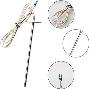Replacement rtd Temperature Sensor for Traeger, 7" Temperature Sensor Probe Compatible with Most Traeger Grill Models, BAC194