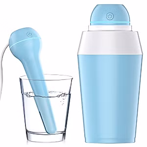 Portable Mini Humidifier USB Cool Mist Ultrasonic Humidifier with Water Bottle Premium Humidifying Unit with Whisper-Quiet Operation Automatic Shut-Off Multi Use for Travel Home Office Bedroom
