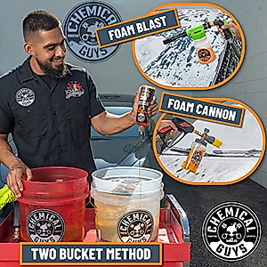 Chemical Guys CWS_808_16 Hybrid Foaming High Gloss Car Wash Soap (Works with Foam Cannons, Foam Guns or Bucket Washes) Safe for Cars, Trucks, Motorcycles, RVs & More, 16 fl oz, Orange Scent