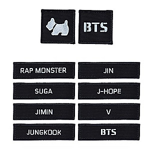 BTS X AGATHA Travel Edition Canvas Backpack Rucksack School College Backpacks for Unisex, Jean - Medium (0.98 cu ft)