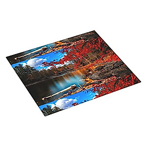 killarney national park Printed Drying Mat For Kitchen Ultra Absorbent Microfiber Dishes Drainer Mats Non-Slip Silicone Quick Dry Pad - 18 X 16inch