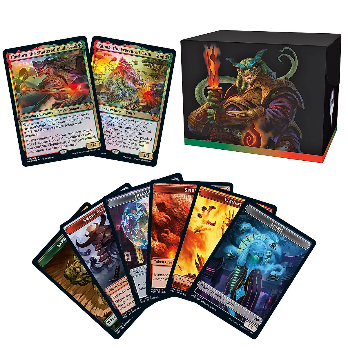 Magic: The Gathering Kamigawa: Neon Dynasty Commander Deck – Upgrades Unleashed (Red-Green) | Minimal Packaging Version