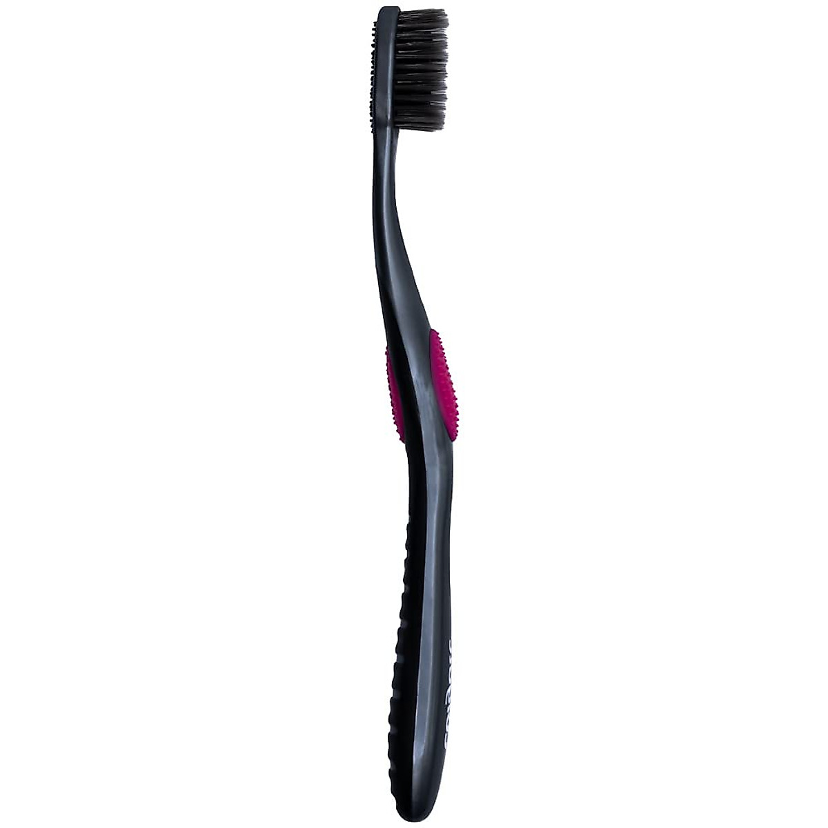 Colgate 360 Charcoal Infused Toothbrush, Floss-Tip Bristles, Soft (Colors Vary) - 1 Count