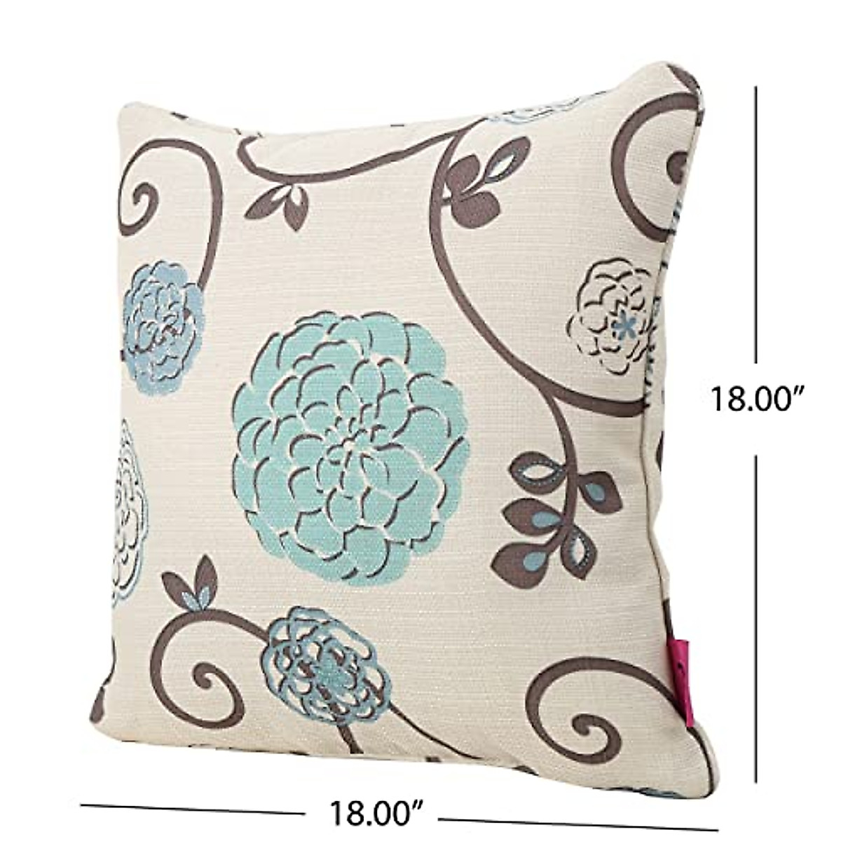 Christopher Knight Home Ippolito Fabric Pillow, 1 Count (Pack of 1)