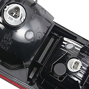 KARPAL Passenger Right Side Tail Light Brake Light Compatible with 2018-2022 Toyota Tacoma SR/SR5 Replaces 8155004181, TO2801203