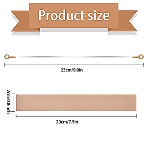 Impulse Sealer Replacement Parts, 8 Pcs Sealer Replacement Element Grip, Heat Seal Strips for 8 Inch Heat Sealer Machine, Impulse Sealer Spare Repair Parts Kits for Most Hand Sealers (2x200 mm)