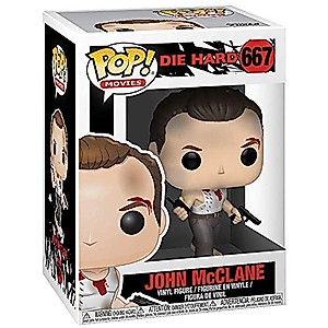 POP Die Hard - John McClane Funko Pop! Vinyl Figure (Bundled with Compatible Pop Box Protector Case), Multicolor, 3.75 inches