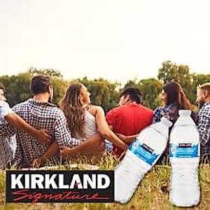 Kirkland Water 33.8 Fl Oz Alkaline Premium Drinking Water, (6 pack)
