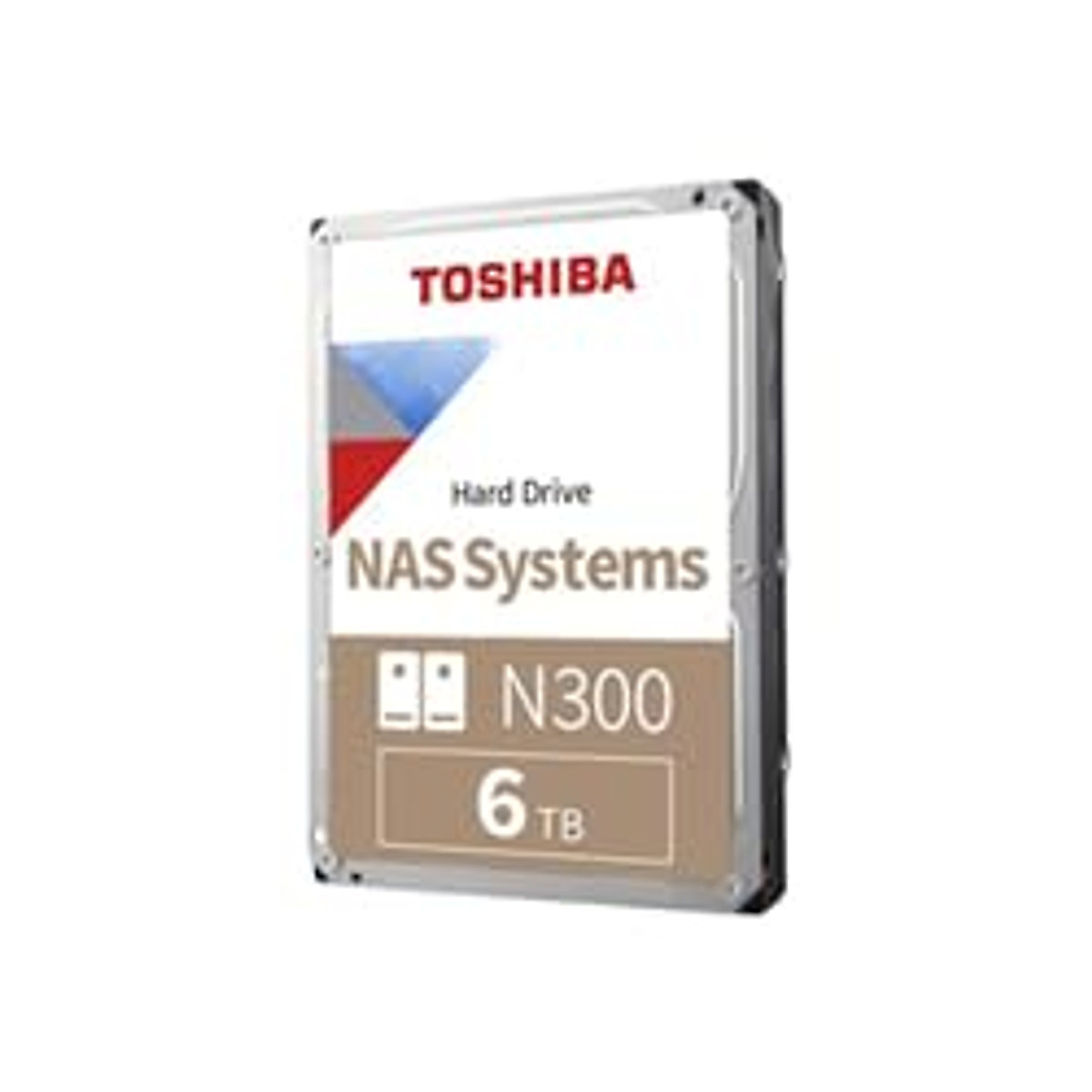 Toshiba 6TB N300 Internal Hard Drive - NAS 3.5 Inch SATA HDD Supports Up to 8 Drive Bays Designed for 24/7 NAS Systems, New Generation (HDWG480UZSVA)