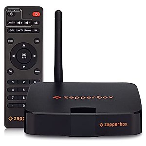 ZapperBox M1 ATSC 3.0 OTA Tuner & DVR with 4K, HDR, and Channel Guide (Single Tuner)