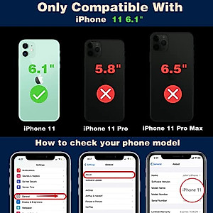 Lupct Blue Silicone Case for iPhone 11 3D Cartoon Animal Cute Funny Soft Cases Kawaii Character Cover, Fun Cool Skin Shell for Kids Teens Girls Boys for iPhone 11