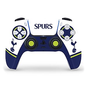 Head Case Designs Officially Licensed Tottenham Hotspur F.C. 2022/23 Home Kit Logo Art Vinyl Faceplate Sticker Gaming Skin Decal Cover Compatible With Sony PlayStation 5 PS5 DualSense Controller