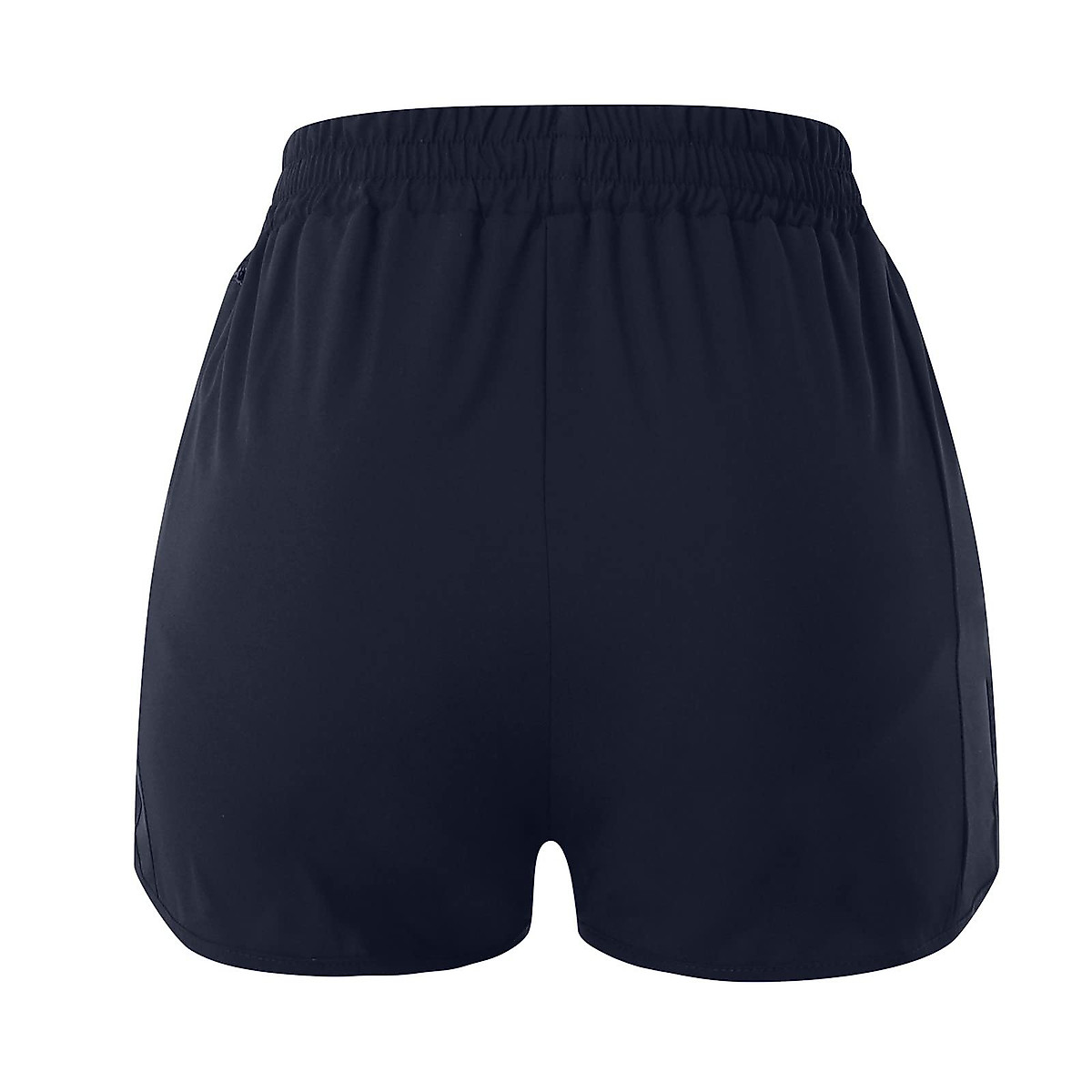 Bblulu Womens Workout Shorts with Zipper Pocktes Quick Dry Biker Shorts Running Short High Waist Shorts Sporty Athletic Pants