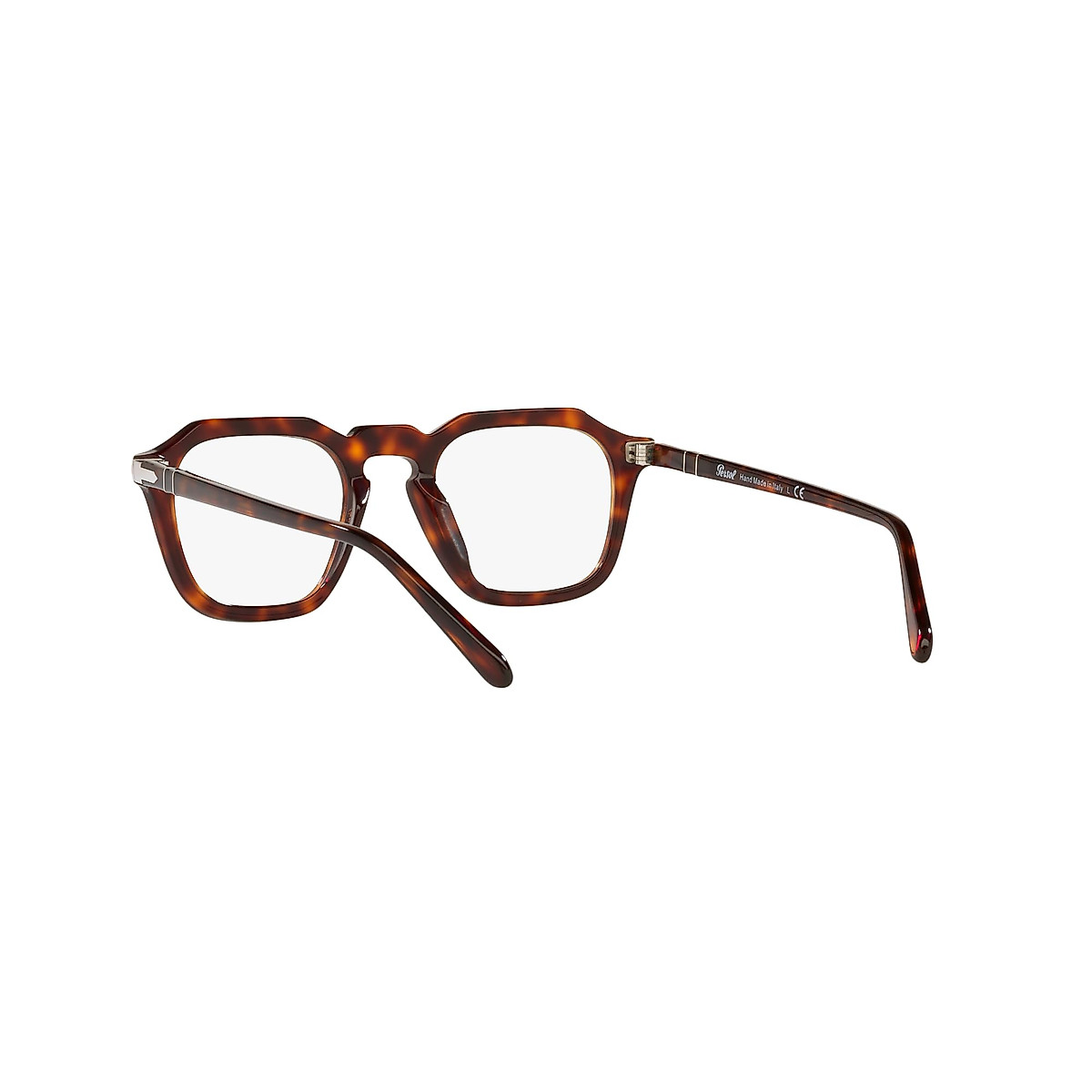 Persol PO3292V Square Prescription Eyewear Frames, Havana/Demo Lens, 48 mm