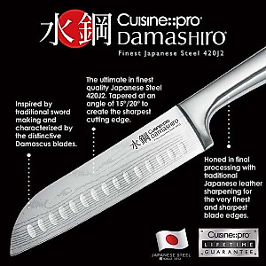 Cuisine::pro® Damashiro 6.5 Inch Cleaver Knife