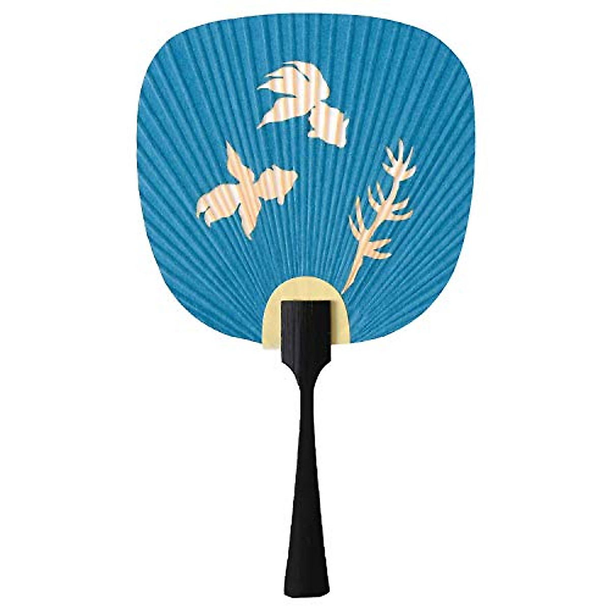 塩見団扇 Fowa, 11.5cm×19.5cm