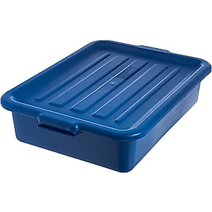CFS N4401014 Comfort Curve™ Ergonomic Wash Basin Tote Box, 5" Deep, Blue