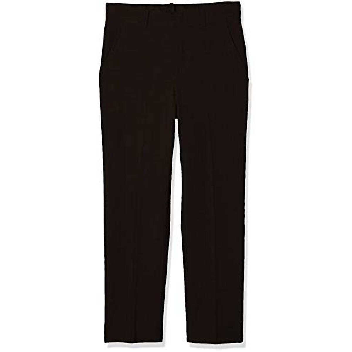 Van Heusen Big Boys' Flex Stretch Flat Front Dress Pants, black, 12