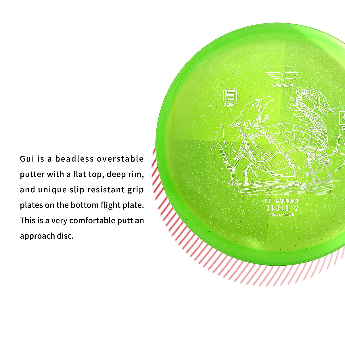 Yikun Disc Golf Disc Starter Set 3pcs Includes Golf Disc Driver Mid-Range Putter Disc Golf Set Beginner 165-176g Premium Disc Golf Set for Competition