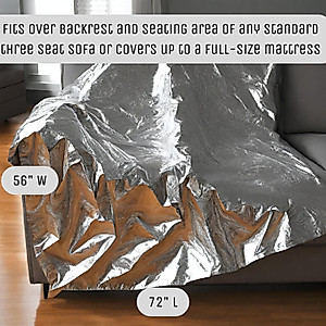 Pet Repeller Furniture Pad Sofa & Couch Mat, SILVER, 72"