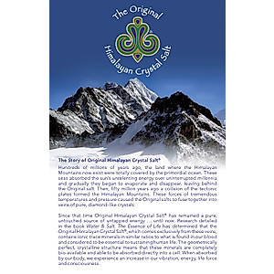 Original Himalayan Salt Crystal - Fine Granulated Culinary Salt for Cooking, Food Preparation and Health with 84 Trace Minerals - 2.2lb (1kg)