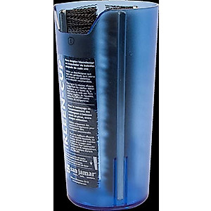 San Jamar KLC28C Kleen Spindle Mixer Sanitizing Cup, 4" Diameter x 7-3/4" Height