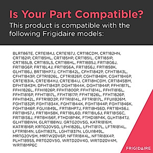 Frigidaire 241872509 Freezer Door Gasket, Black